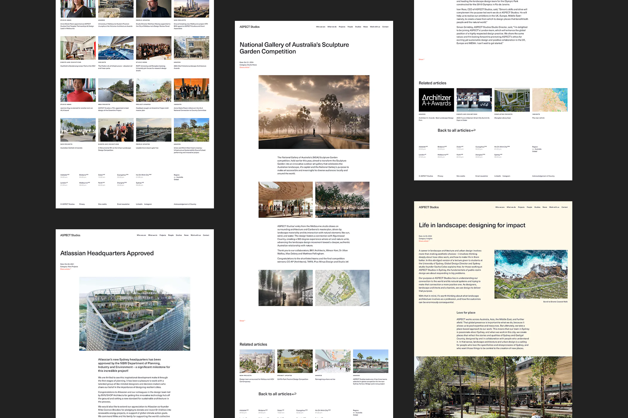 ASPECT Studios - Harley Johnston Design