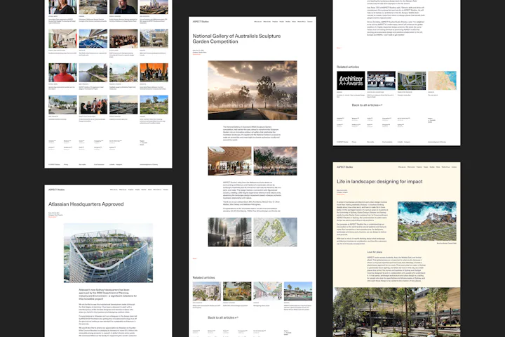 ASPECT Studios - Harley Johnston Design